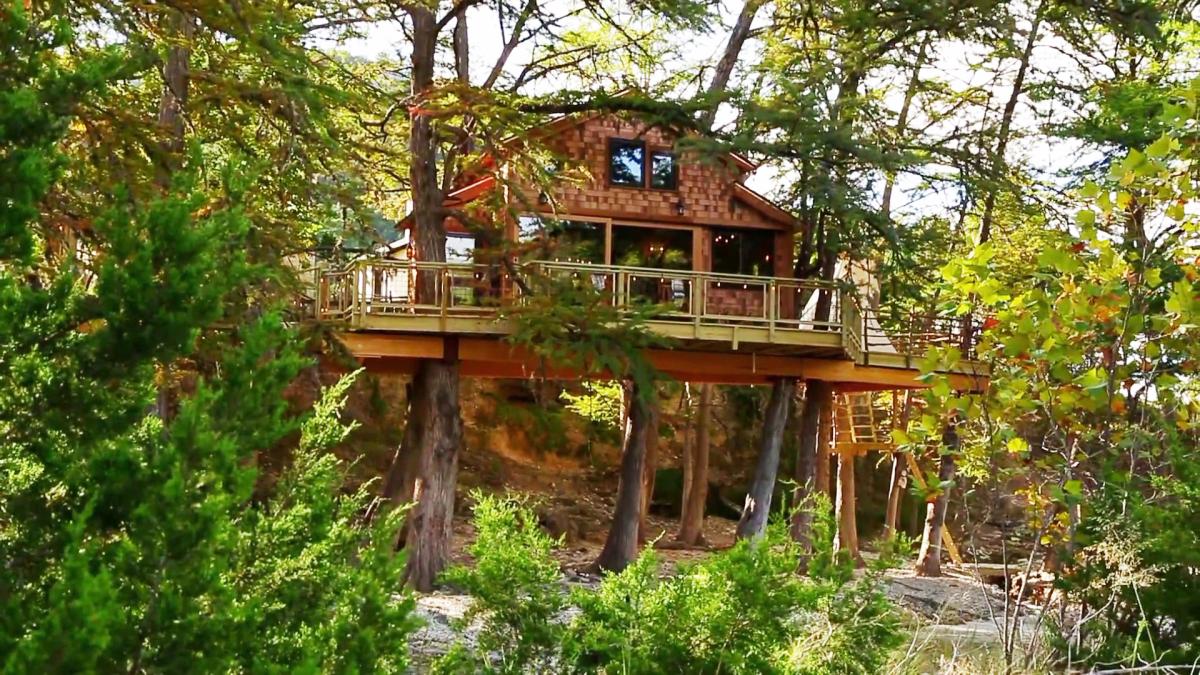 Treehouse Masters Texas Romantic New Braunfels Tree House Rentals